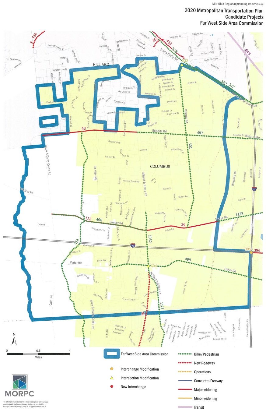 MORPC Metropolitan Transportation Plan 2020-2050 - Far West Side Area ...